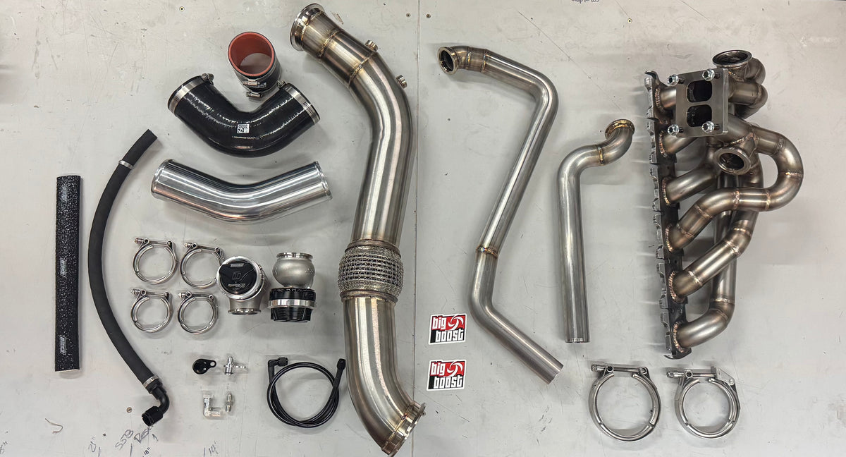 B58 Gen 2 Top Mount Turbo Kit (G42 M240i, G20 M340i, Supra and Z4 Fitm ...